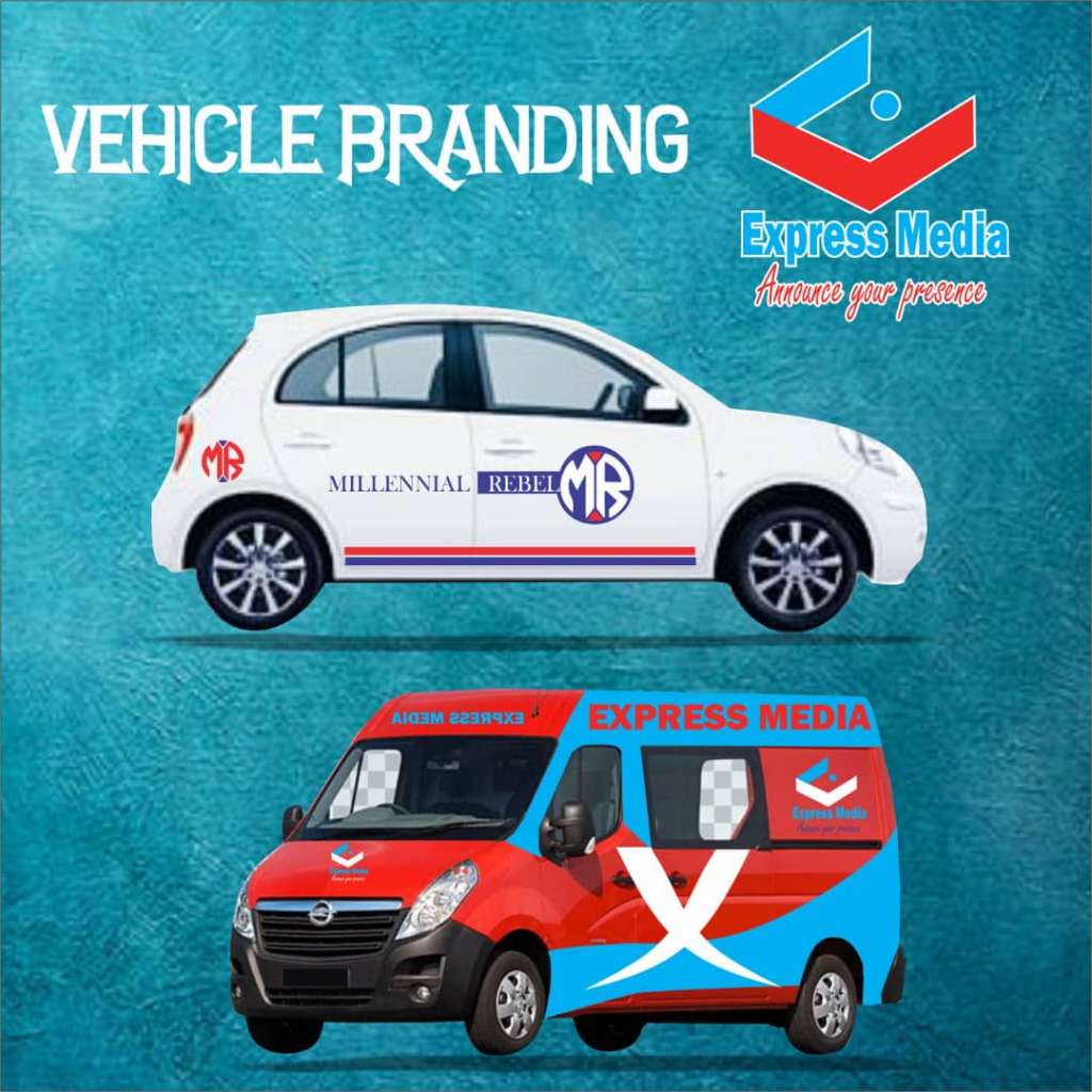 Vehicle branding – Express Media Harare